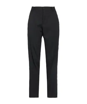 Dolce & Gabbana Solid-color Wool Trousers - Black