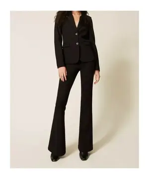 TWINSET Floral-brooch Blazer