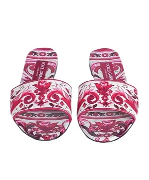 Dolce & Gabbana Floral Print Skate Slides