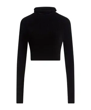 Jacquemus Solid Color Polo Necks - White