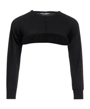 Dolce & Gabbana Minimalist Knit Top - Black