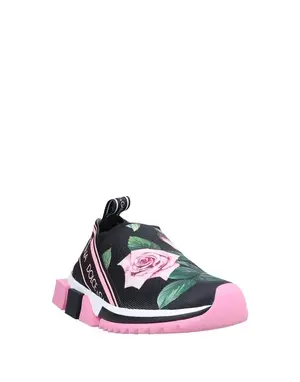 Dolce & Gabbana Floral Print Sock Sneakers