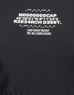 Dolce & Gabbana Long Sleeve Printed Cropped T-shirt