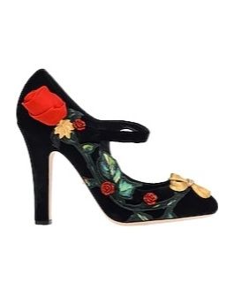 DOLCE & GABBANA Pointedtoe Geometricheel Flat Shoes