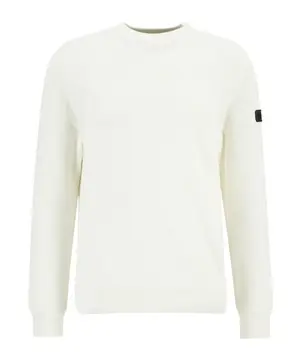 Barbour Monmouth Crew Neck Jumper - White