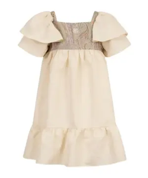 Etro Legacy Linen And Cotton Blend Jacquard Dress