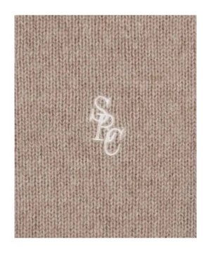 SPORTY  RICH V-neck Embroidered Sweater