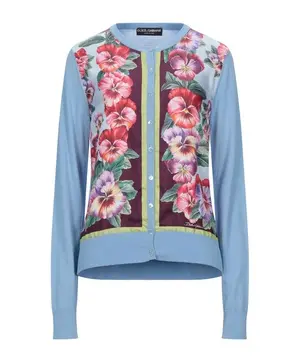 Dolce & Gabbana Floral Print Knit Top
