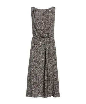 Dolce & Gabbana Sleeveless Printed Midi Dress
