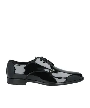 Dolce & Gabbana Solid Color Laced Shoes - Black