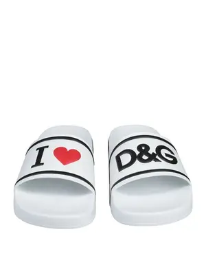 Dolce & Gabbana Letter Print Slides