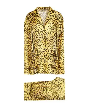 Dolce & Gabbana Leopard Print Sleepwear