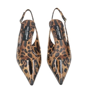 Dolce & Gabbana Leopardprint Pointedtoe Stilettoheel Highheels