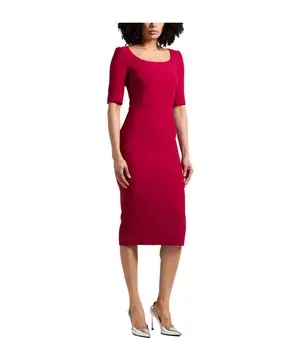 Dolce & Gabbana Midi Dress With Scoop Neckline