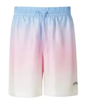 Casablanca Casablanca Gradient Print Silk Shorts Pink