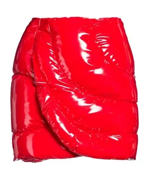 Dolce & Gabbana Quilted Patent-effect Mini Skirt