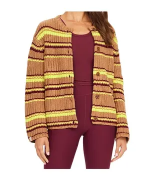 The Upside Benedetta Striped Cardigan - Stripes
