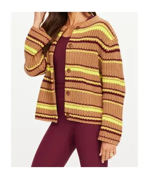 The Upside Benedetta Striped Cardigan - Stripes