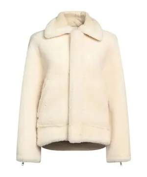 Jacquemus Solid Color Long-sleeve Coat - White