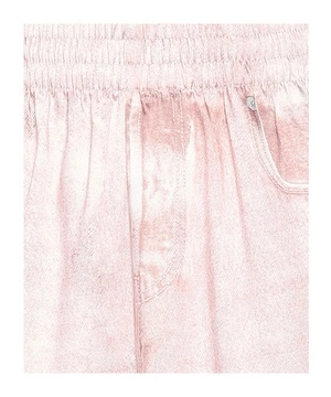 DIESEL® Solid Satin Wide Leg Pants