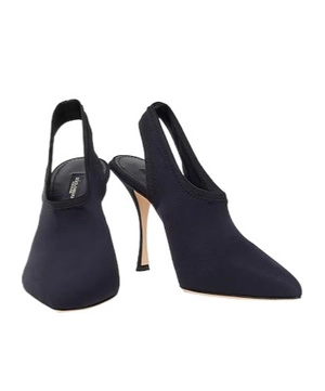 Dolce & Gabbana Solidcolor Knit Highheels - Black