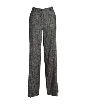 Dolce & Gabbana Solid Colour Casual Trousers - Dark Gray