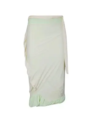 Ottolinger Twisted Reversible Midi Skirt - White