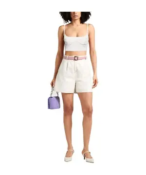 Jacquemus Solid-colored Sleeveless Cropped Top