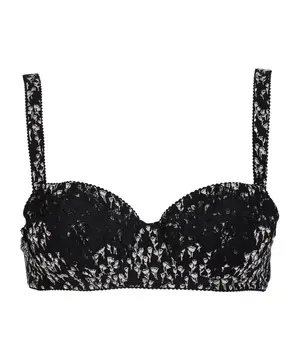 Dolce & Gabbana Two-tone Lace Bra