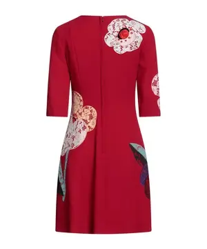 Dolce & Gabbana Floral-print Crepe Lace Dress