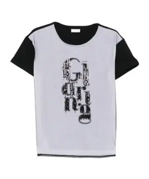 Liu Jo Sequin-embellished T-shirt - White
