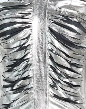 DIESEL® Solid-color Metallic Luster T-shirt