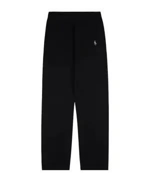 SPORTY  RICH Src Embroidery Trousers - Black
