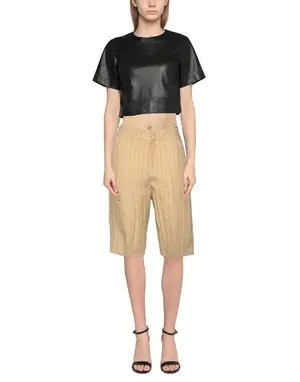 Jacquemus Striped Cotton Blend Casual Pants