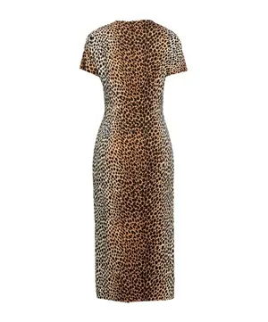 Dolce & Gabbana Leopard-print Stretch Bodycon Dress