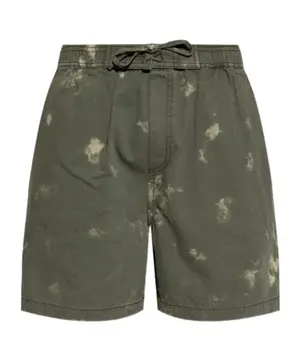 Isabel Marant Étoile Tie-dye Drawstring Shorts - Green