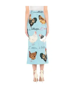 Dolce & Gabbana Printed Midi Skirt