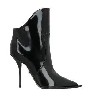 Dolce & Gabbana Solid Color Ankle Boots - Black