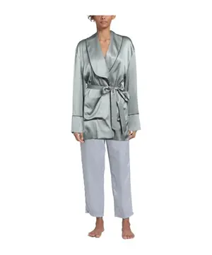 Dolce & Gabbana Color-blocked Satin Home Top