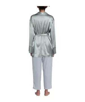 Dolce & Gabbana Color-blocked Satin Home Top
