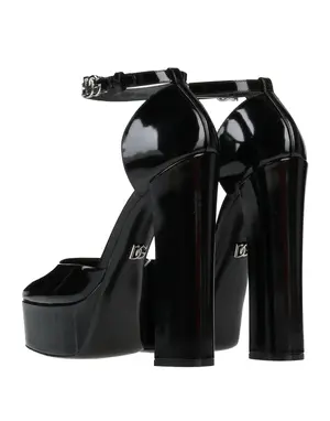 Dolce & Gabbana Patent Leather Block Heel Pumps