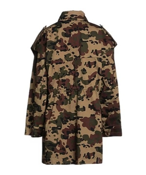 Dolce & Gabbana Camouflageprint Longsleeve Trench Coat