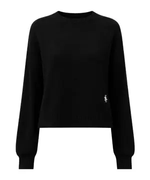 SPORTY  RICH Src Sweater - Black
