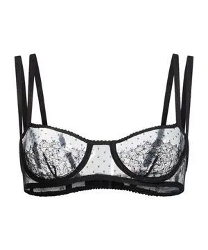 Dolce & Gabbana Thin Balcony Bra - Black