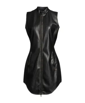 DIESEL® Simple Solid-color Sleeveless Dress - Black