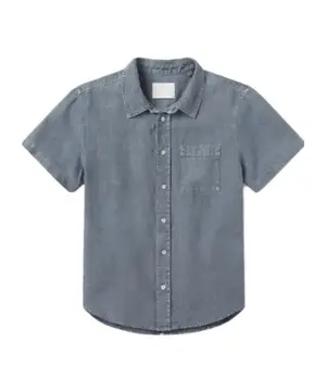 Citizens Of Humanity Chest-pocket Short-sleeve Shirt - Gray