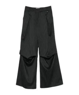 ANIYE BY Pinstriped Wide Leg Trousers