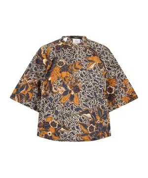 Max Mara Quaglia Floral Print Blouse
