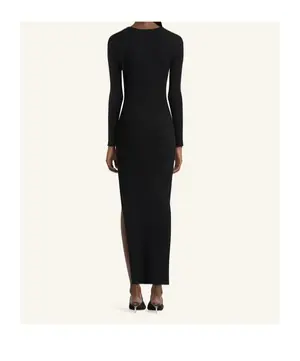COURREGES Cut-out Ribbed Long Dress