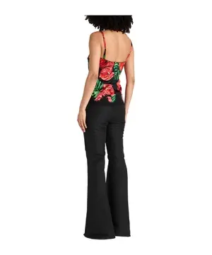 Dolce & Gabbana Floral Print Camisole With Lace Trim